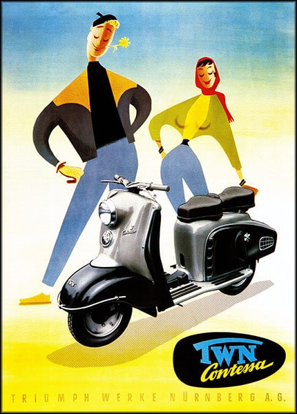 Triumph TWN Contessa Poster