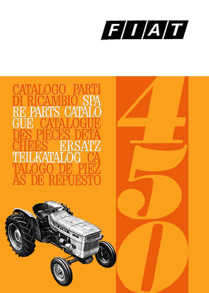 Fiat Traktor 450 Ersatzteilkatalog