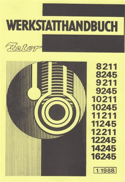 Zetor 8211, 8245, 8211, 9245, 10211, 10245, 11211, 11245, 12211, 12245 ...