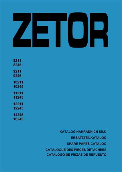 Zetor 8211, 8245, 9211, 9245, 10211, 10245, 11211, 11245, 12211, 12245 ...